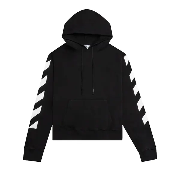 Off-White Diag Arrow Slim Hoodie Black Editorialist
