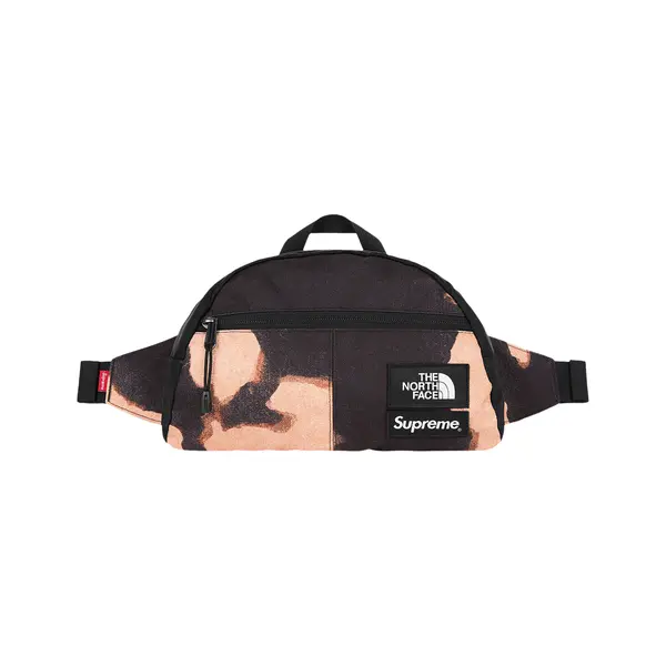 Supreme X The North Face Bleached Denim Print Roo Ii