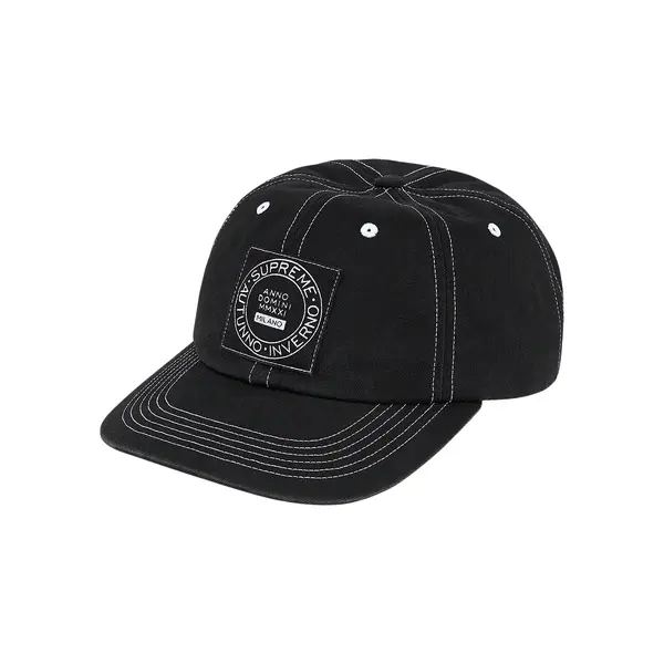 Supreme Milano Patch 6-panel Cap - Black