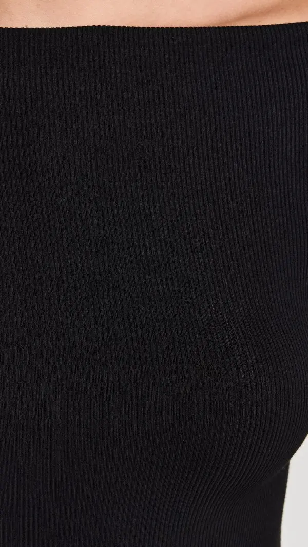 Enza Costa Silk Knit Boat Neck Top