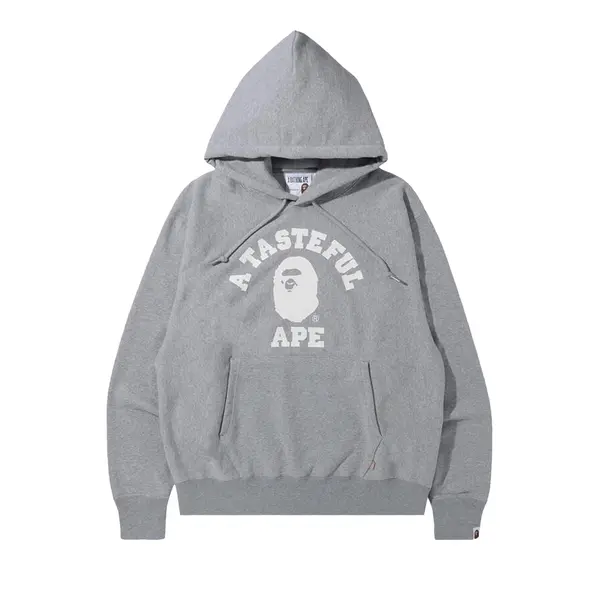 A BATHING APE X Jjjjound College Hoodie - Grey