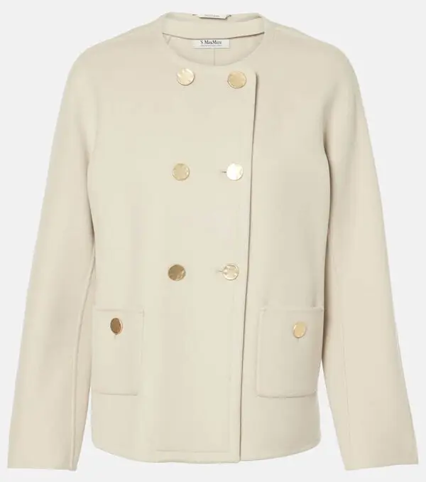 Max Mara Samantha Virgin Wool Peacoat