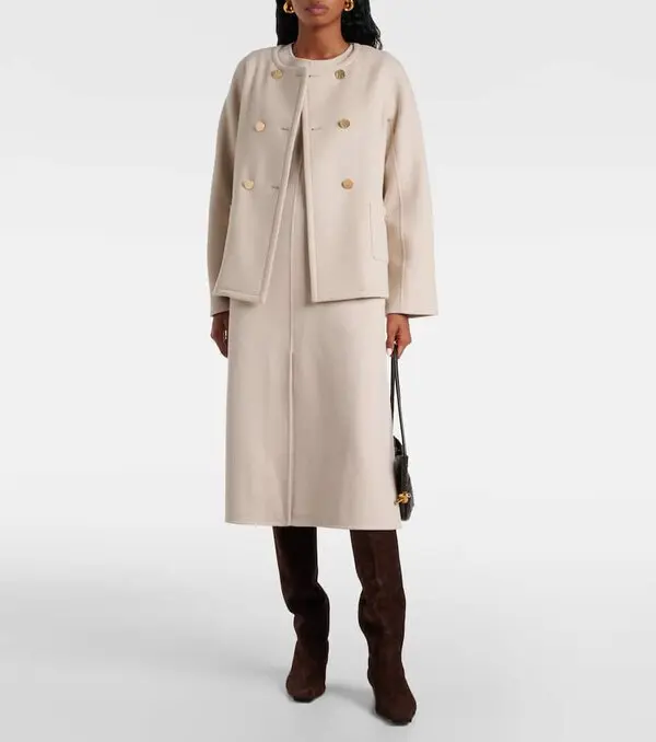 Max Mara Samantha Virgin Wool Peacoat