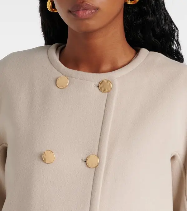 Max Mara Samantha Virgin Wool Peacoat