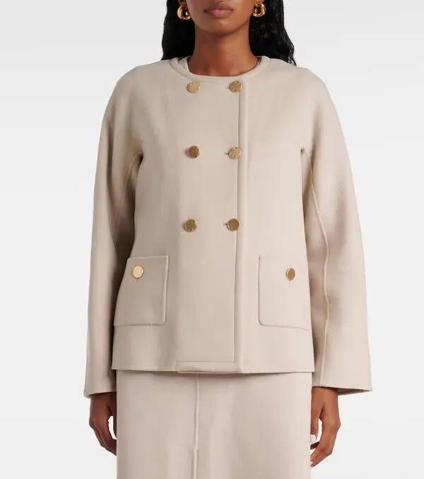 Max Mara Samantha Virgin Wool Peacoat