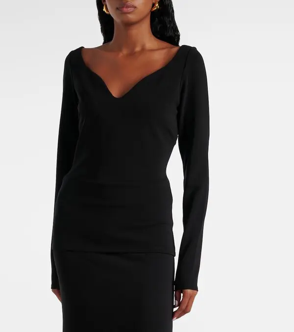 Dorothee Schumacher Soft Shape Top With Zipped Cuffs