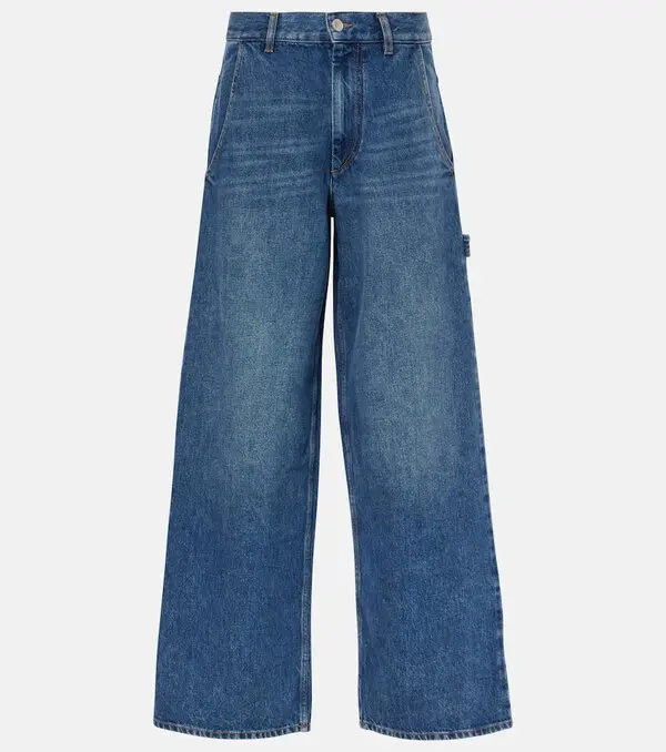 MARANT ETOILE Solene Wide-leg Jeans - Blue