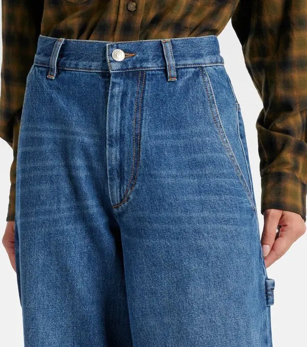 MARANT ETOILE Solene Wide-leg Jeans