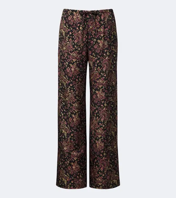 Dries Van Noten Floral Wide-leg Pants - Multicoloured