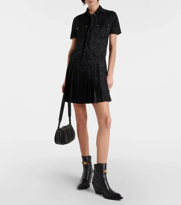Versace Medusa '95 Leather Ankle Boots