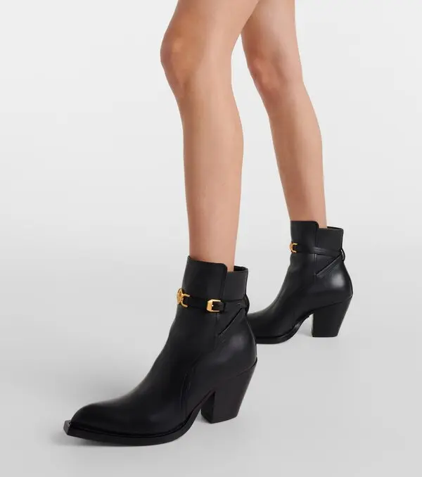 Versace Medusa '95 Leather Ankle Boots
