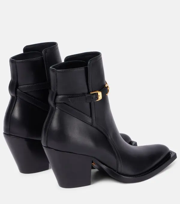 Versace Medusa '95 Leather Ankle Boots