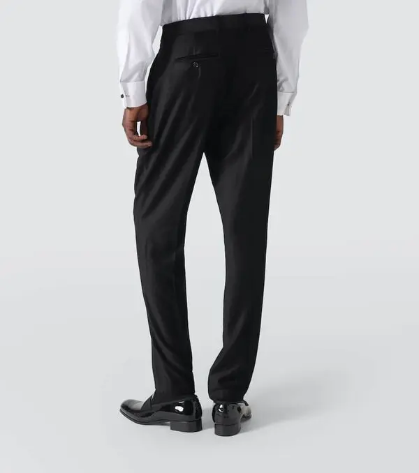 LARDINI Velvet Tuxedo Pants