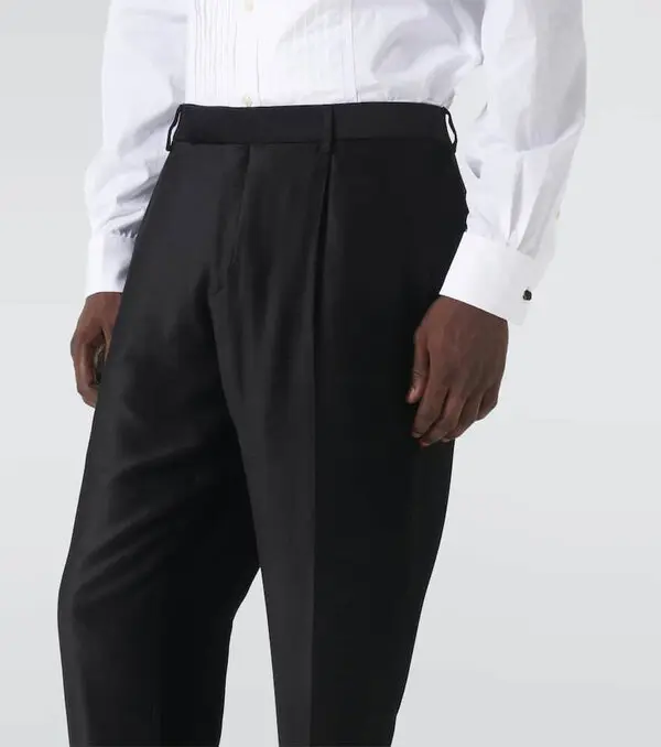 LARDINI Velvet Tuxedo Pants