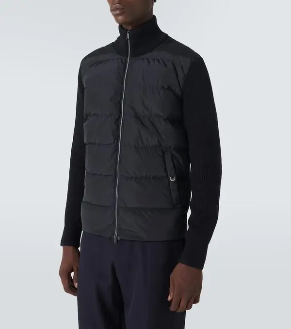 Herno Wool-trimmed Down Jacket