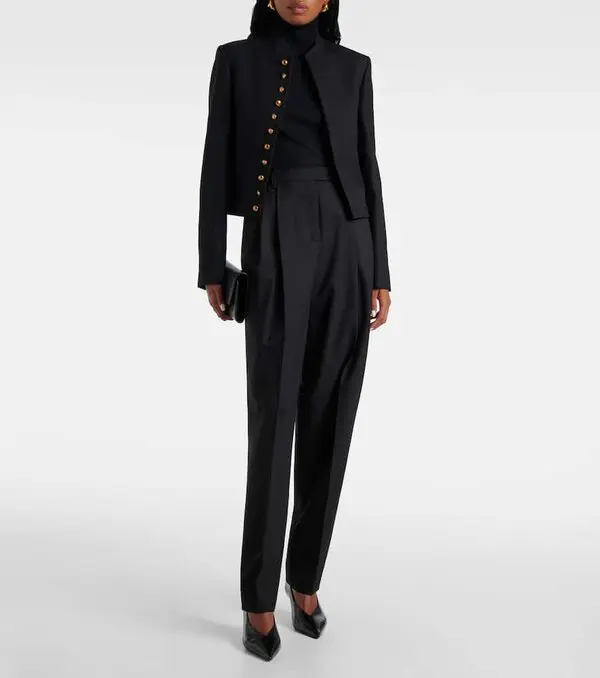 Dorothee Schumacher Wool-blend Tapered Trousers