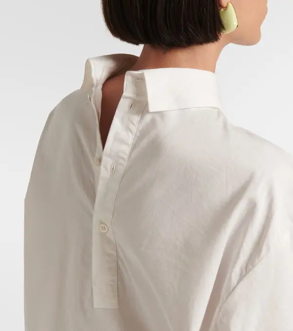 Dries Van Noten Cotton Poplin Minidress