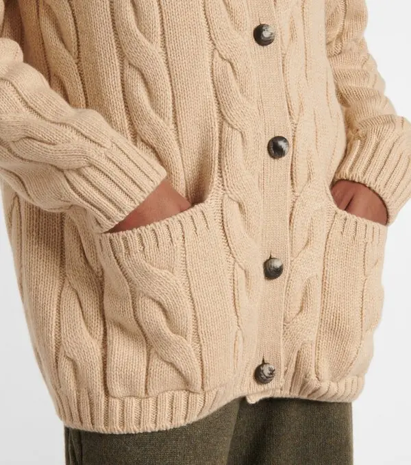 Loro Piana Napier Cashmere Cardigan