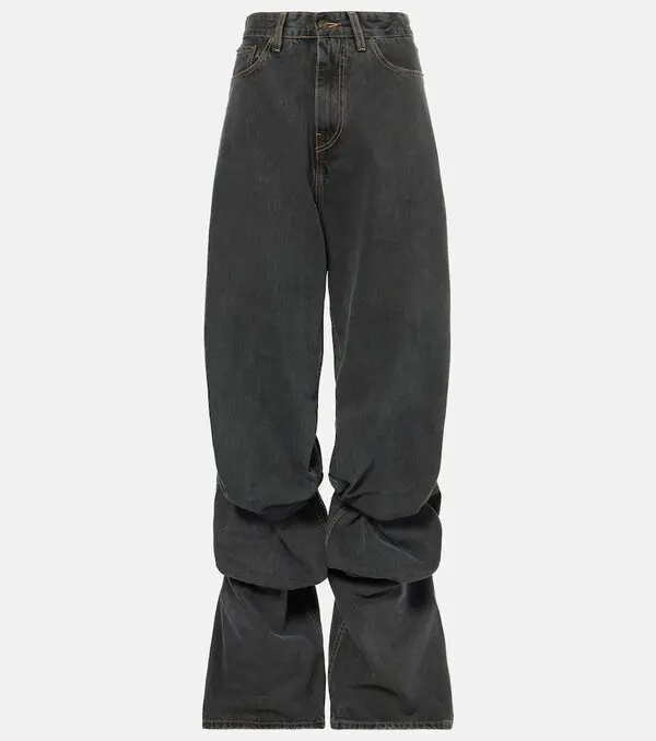 Y/project Evergreen Draped Cuff Wide-leg Jeans