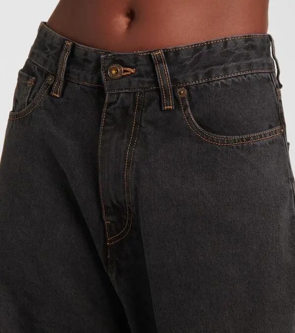 Y/project Evergreen Draped Cuff Wide-leg Jeans