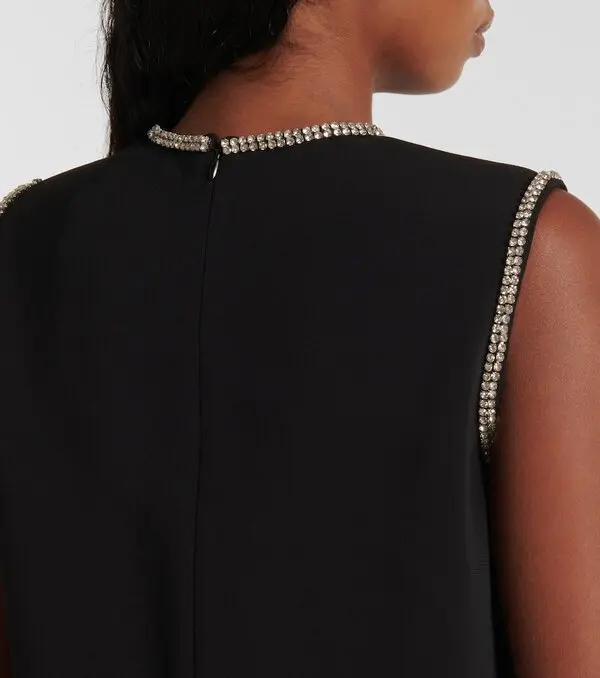 Sportmax Earry Embellished Mini Dress