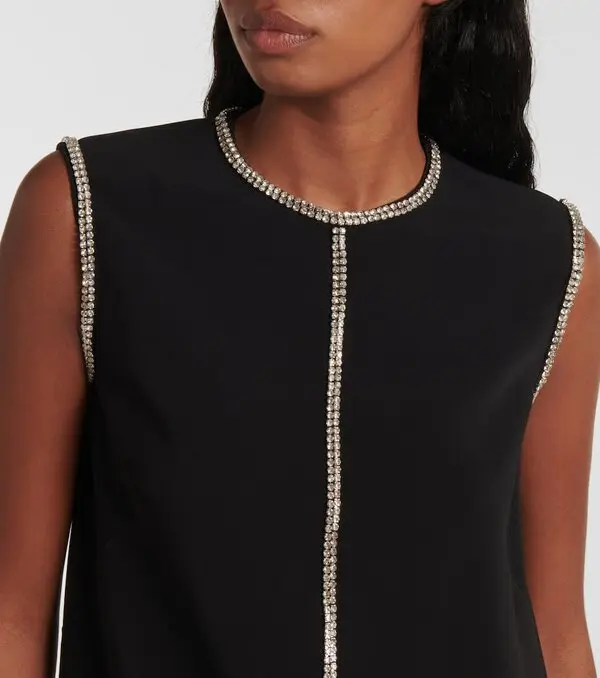 Sportmax Earry Embellished Mini Dress