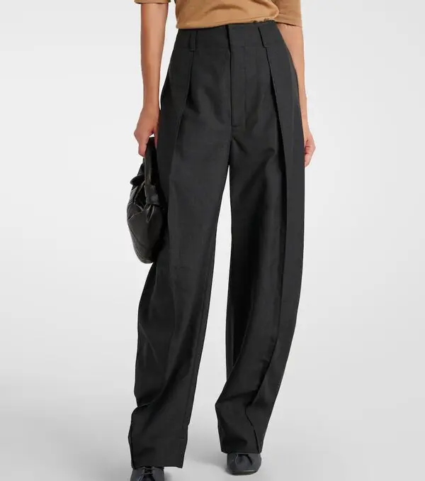 LEMAIRE Pleated Wide-leg Trousers