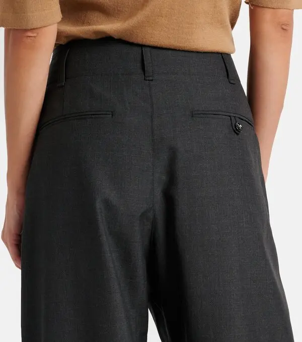 LEMAIRE Pleated Wide-leg Trousers