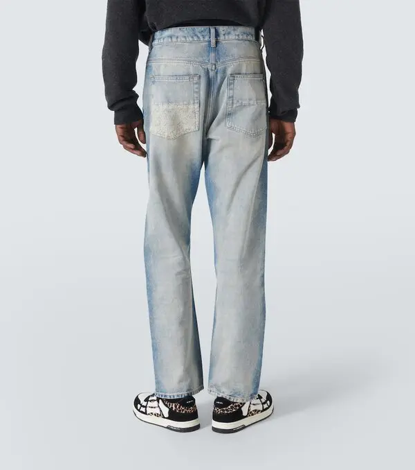 Amiri Ma Quad Cuff Straight Jeans