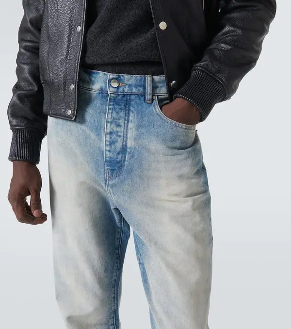 Amiri Ma Quad Cuff Straight Jeans