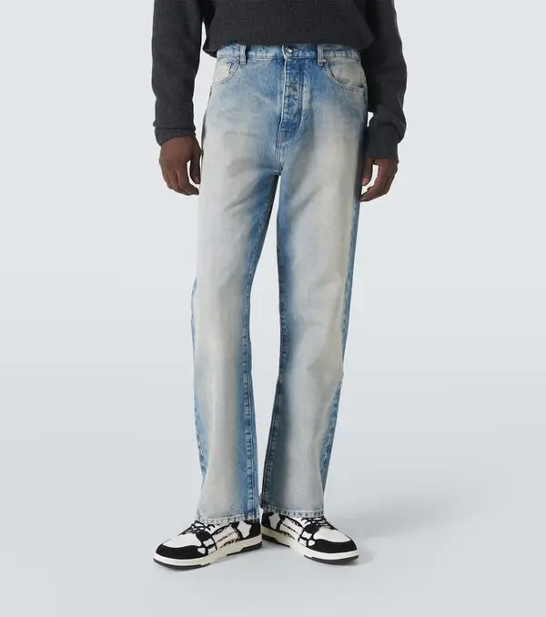 Amiri Ma Quad Cuff Straight Jeans