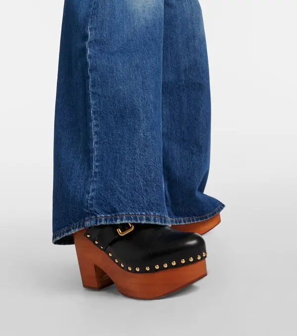 Chloé High-rise Wide-leg Jeans - Blue