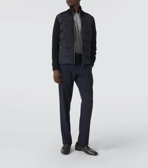 Herno Wool-trimmed Down Jacket