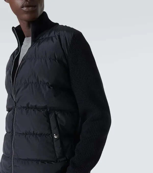 Herno Wool-trimmed Down Jacket