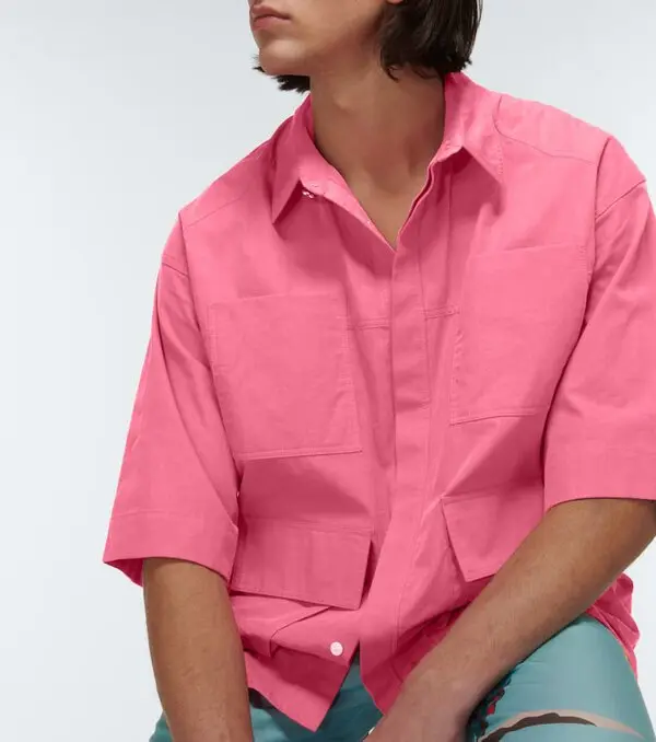 DUE DILIGENCE Oversized Cotton Shirt