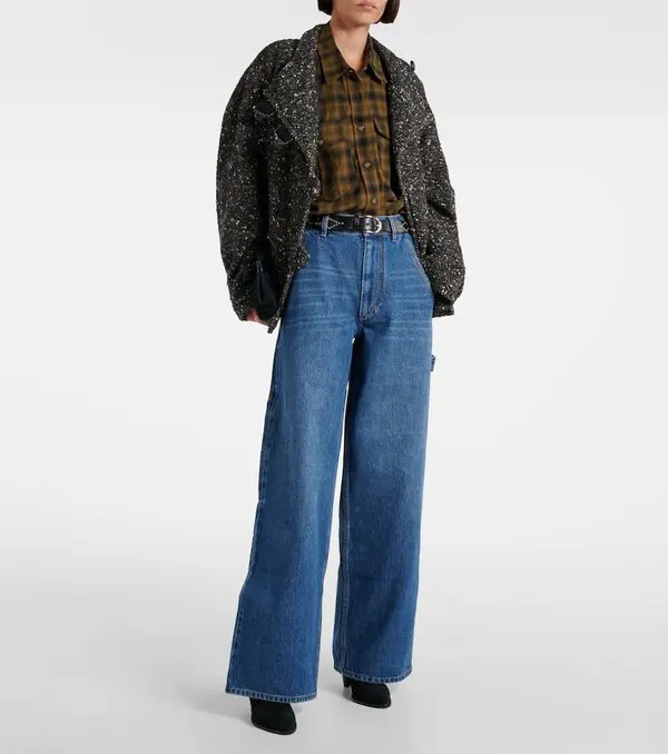 MARANT ETOILE Solene Wide-leg Jeans