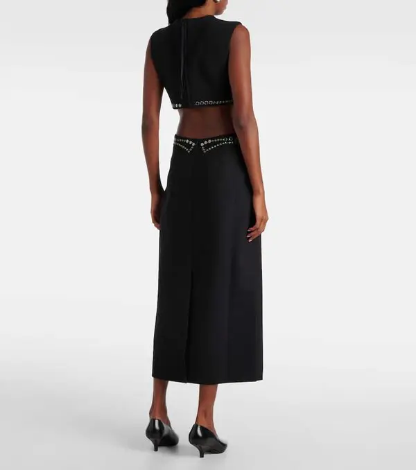 Dorothee Schumacher Embellished Midi Dress