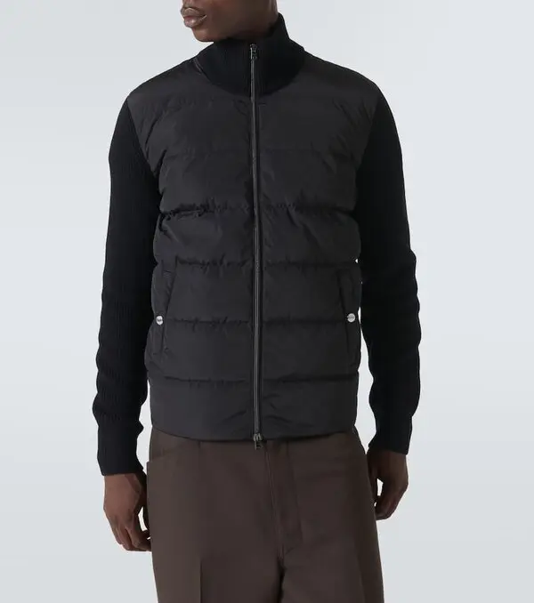 Herno Wool-trimmed Down Jacket