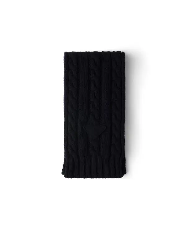 Prada Cashmere Scarf - Blue