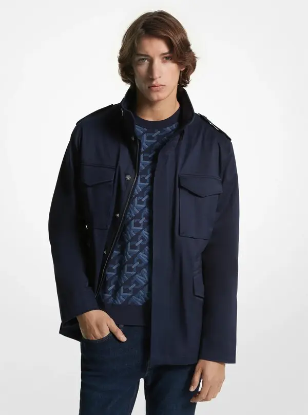 Michael Kors Stretch Organic Cotton Field Jacket