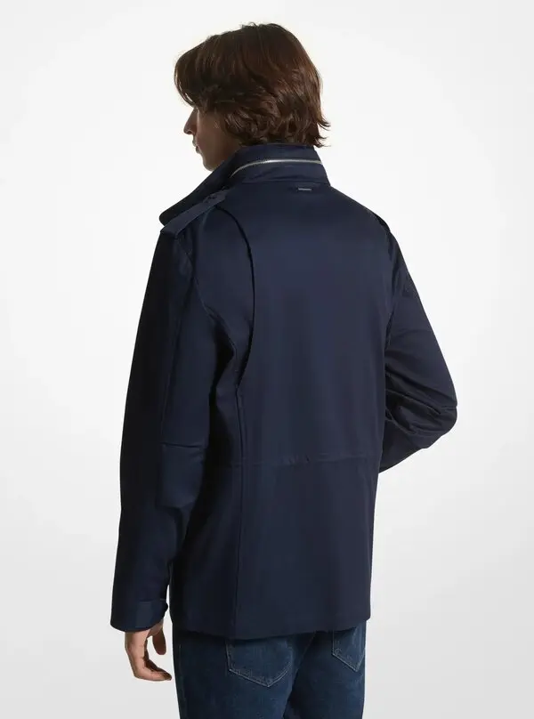 Michael Kors Stretch Organic Cotton Field Jacket