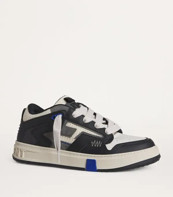 REPRESENT Leather Reptor Low-top Sneakers - Black