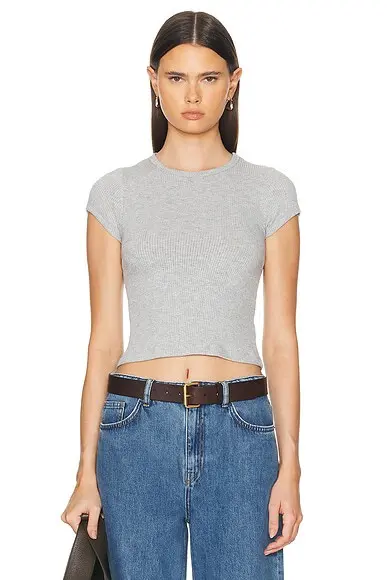Sablyn Yael Ribbed Knit Tee