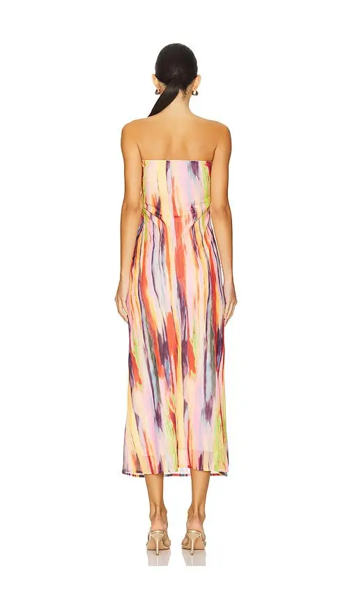 SNDYS. St Barts Maxi Dress In Pink