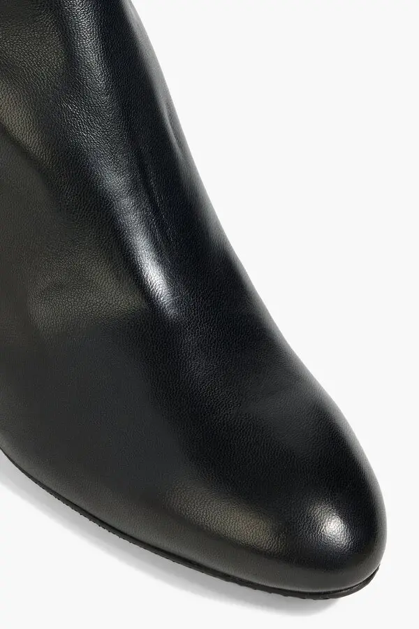 STUART WEITZMAN Microstretch And Leather Over-the-knee Boots