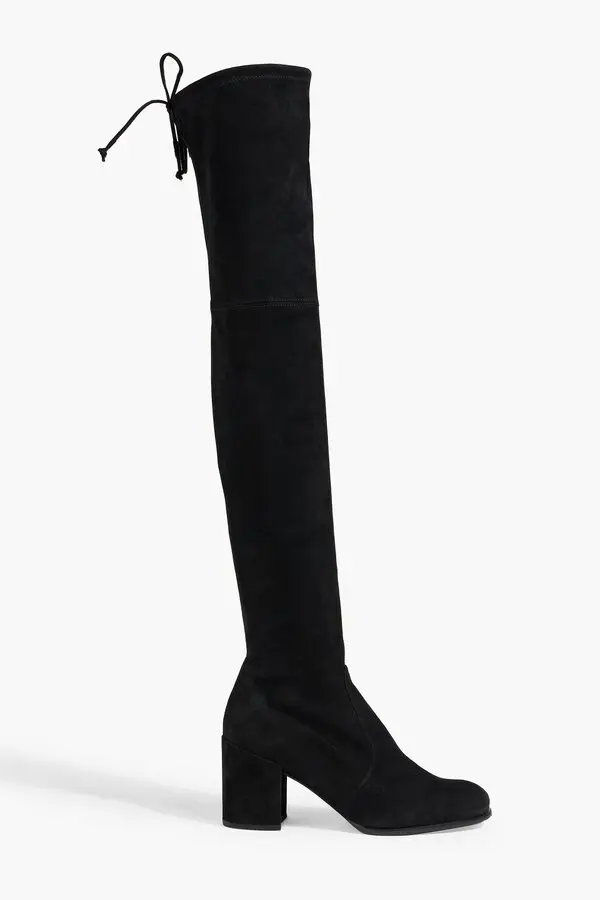 STUART WEITZMAN Suede Thigh Boots