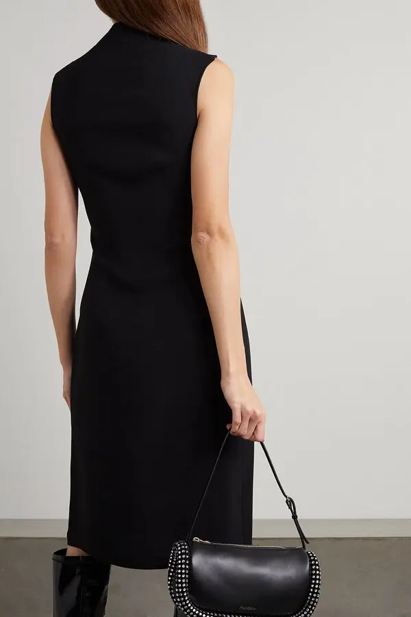Gauchere Crepe Midi Dress