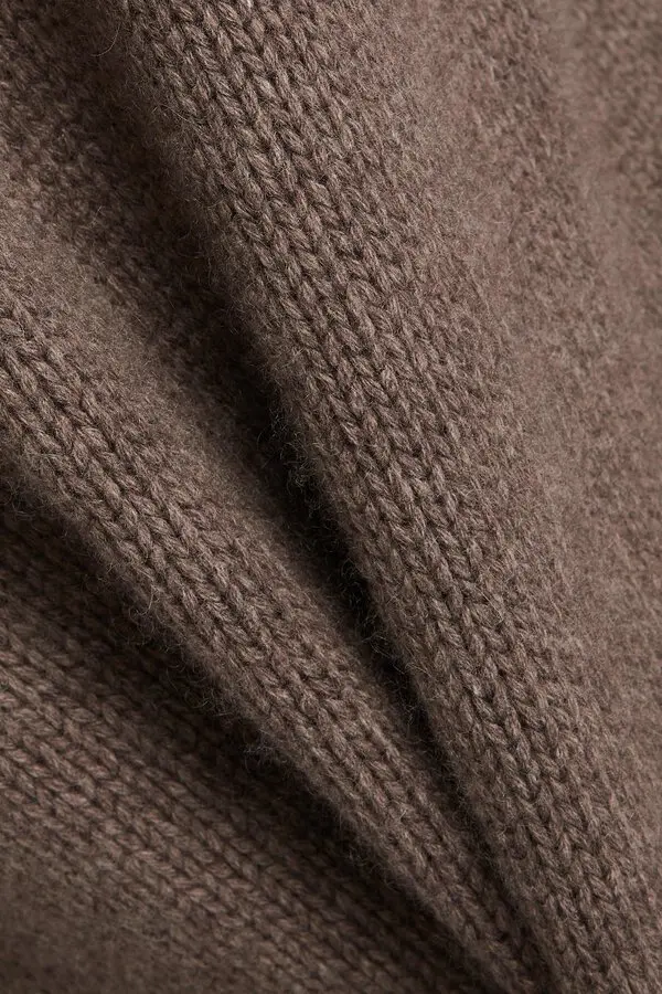 Autumn Cashmere Knitted Sweater - Taupe