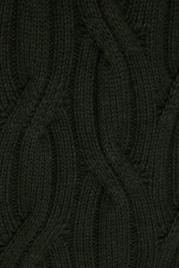 Autumn Cashmere Cable-knit Turtleneck Vest