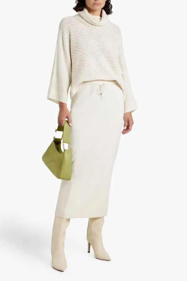 Autumn Cashmere Cashmere Bouclé-knit Turtleneck Sweater